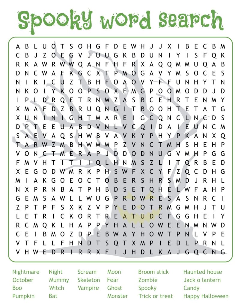 Fun Halloween Printable Activities - Creative Printable