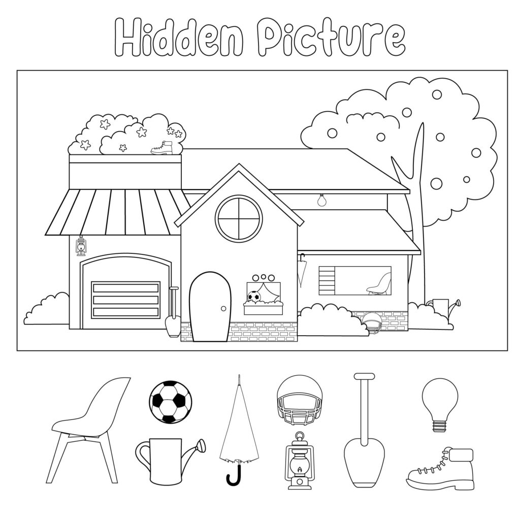 Printable Hidden Pictures Free - Creative Printable