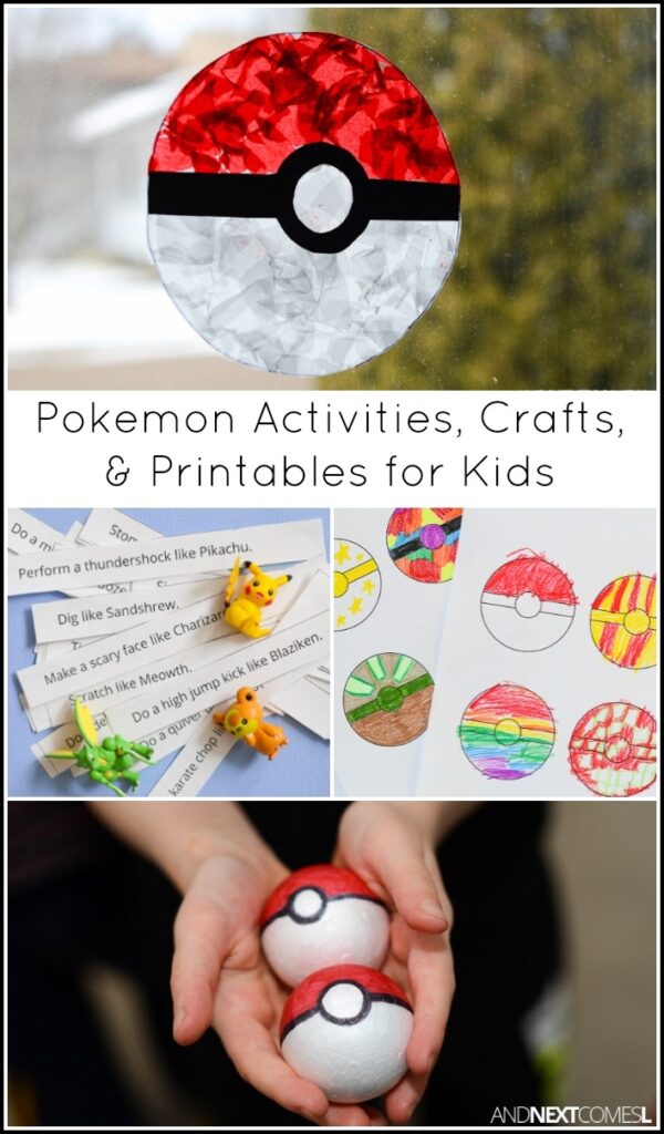 Pokemon Printables Activities - Creative Printable